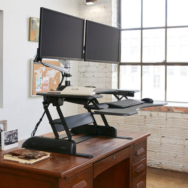 Top 5 Best Standing Desk Converters for small spaces - Homienjoy